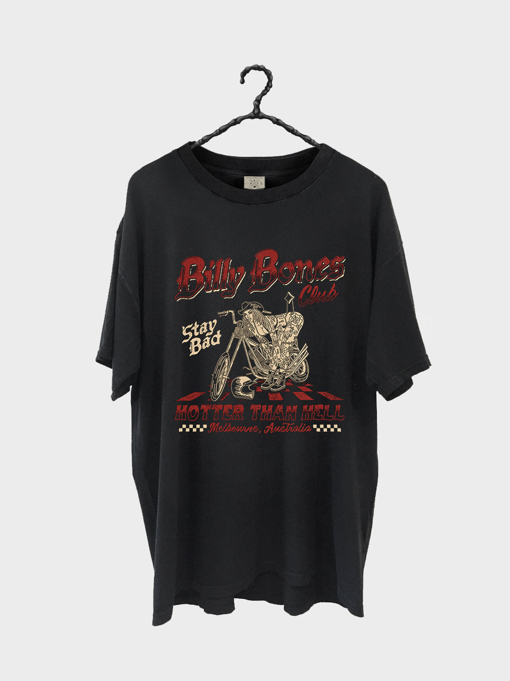 Till The Wheels Fall Off Tee - Vintage Black | Billy Bones Club