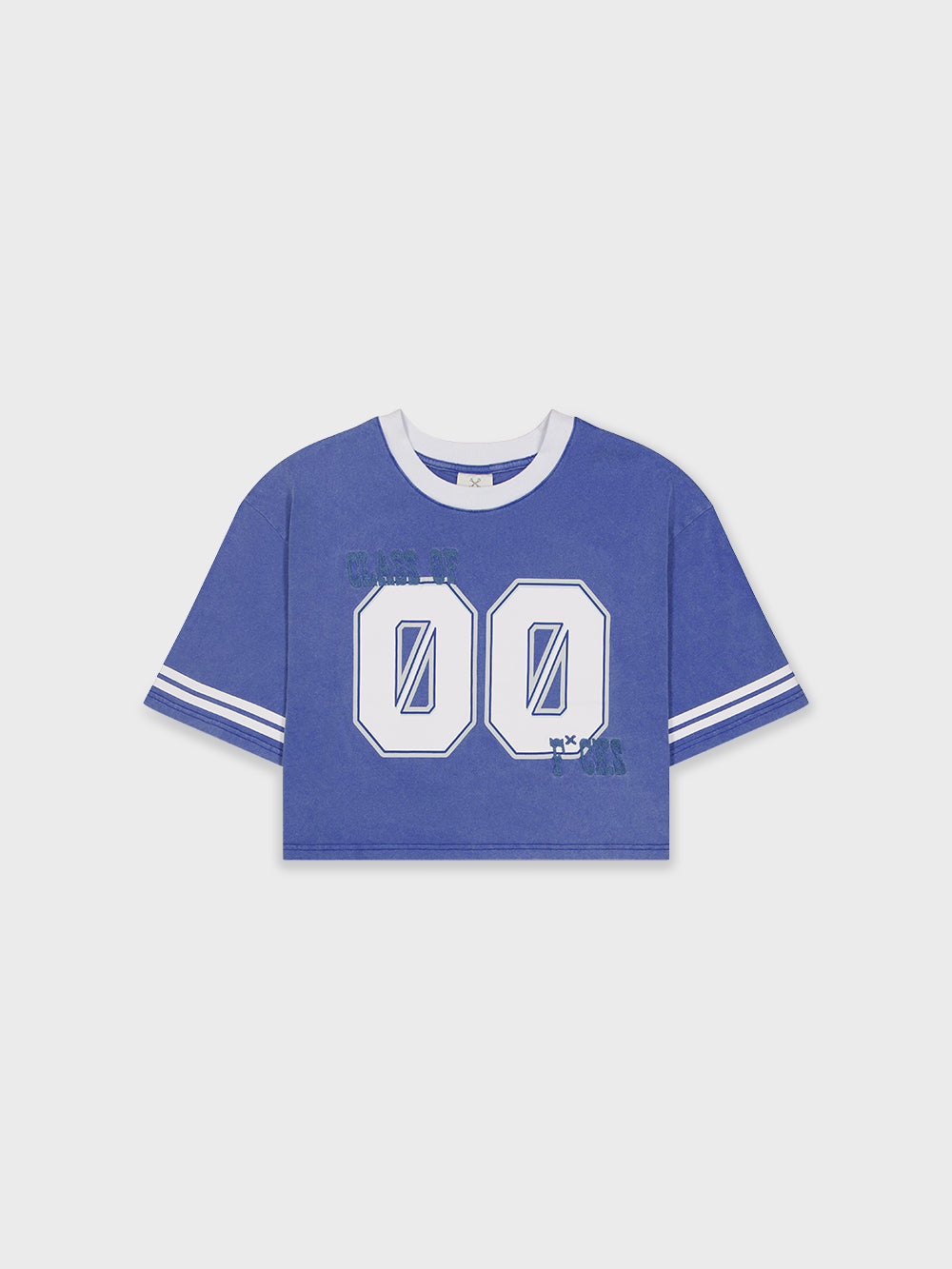 Class of 00 Ringer Crop - Royal Blue | Billy Bones Club