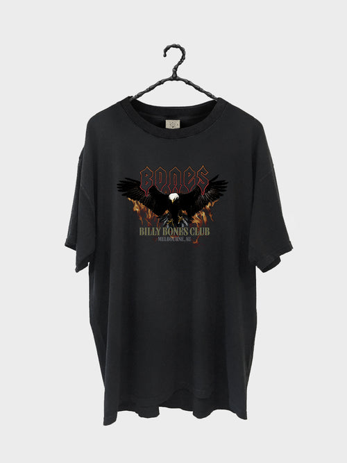 Eagle Inferno Tee - Vintage Black | Billy Bones Club