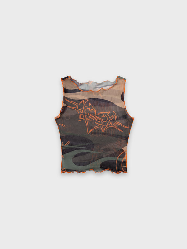 Covert Mesh Top - Camo | Billy Bones Club