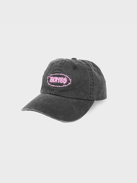 Bones Dad Hat - Washed Black